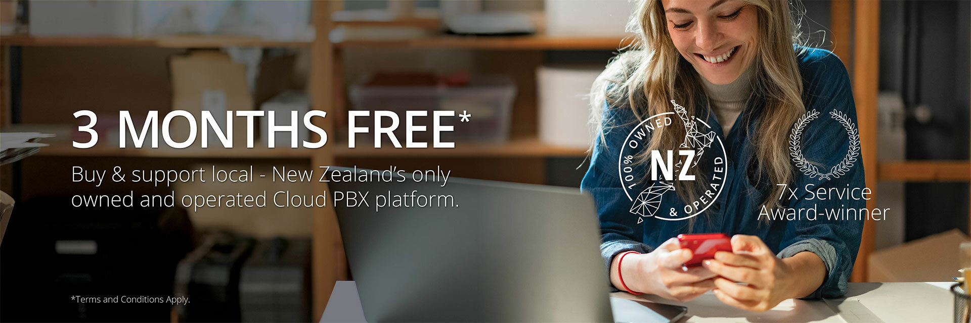 Voip Phone & IP Telephony Offer - 3 months free Next Mobile